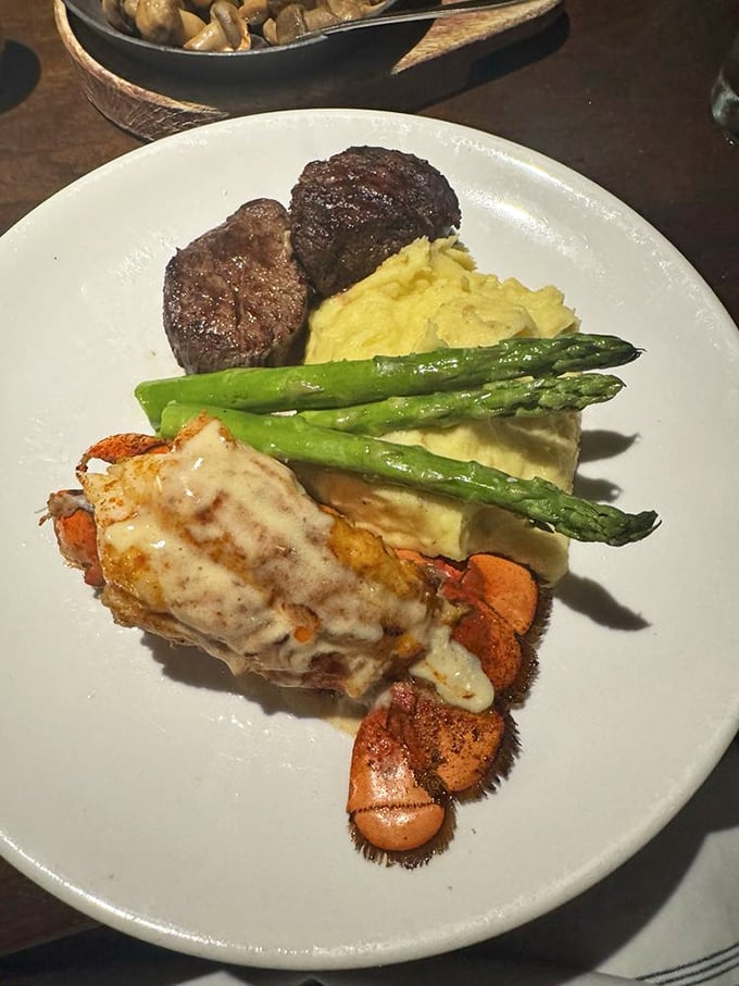 The Surf & Turf isn't just dinner&mdash;it's land and sea calling a delicious truce on your plate.