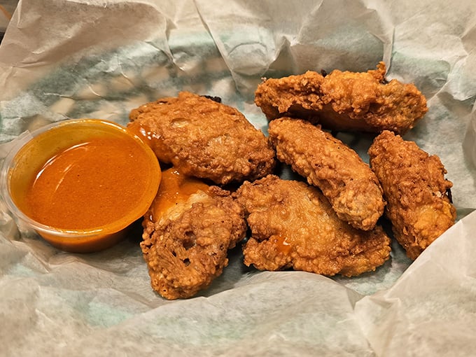 Wings so perfectly crispy on the outside, juicy on the inside, they'll make you question why you ever eat anything else.