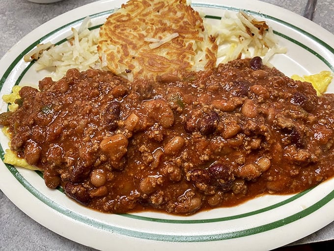 Not all heroes wear capes&mdash;some wear cheese. This hearty chili-smothered creation is what happens when comfort food decides to really commit.