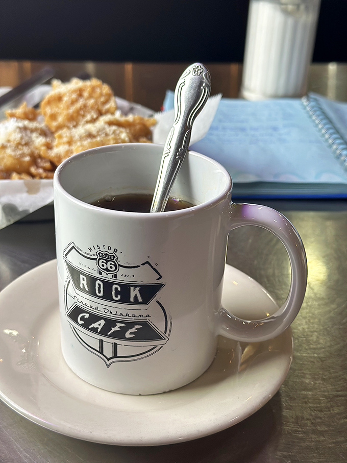 Coffee served in a Rock Cafe mug tastes better than regular coffee, and that's just science we're not prepared to argue with.