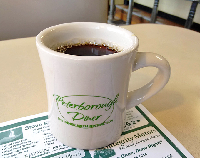 The diner mug – sturdy, unpretentious, and filled with coffee that knows exactly what Monday morning feels like.