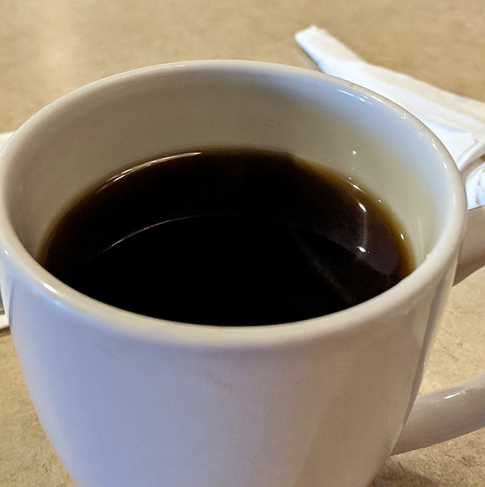 Coffee so honest it doesn't need a fancy Italian name – just a bottomless cup and good conversation.