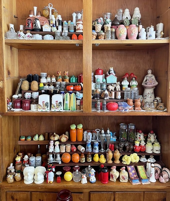 Salt and pepper shakers, figurines, and kitsch collectibles&mdash;the knickknack motherlode that makes minimalists break out in hives and collectors swoon.