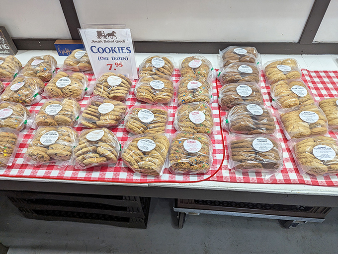 Pennsylvania Dutch baking traditions shine through these homemade cookies, each package promising the kind of comfort that store-bought treats can never match.