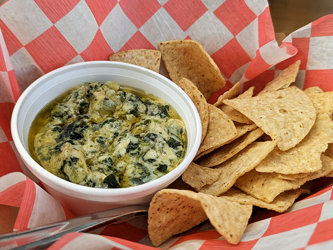 This spinach and artichoke dip isn't just good &ndash; it's the kind of appetizer that makes conversation stop while everyone silently agrees it's worth fighting over.