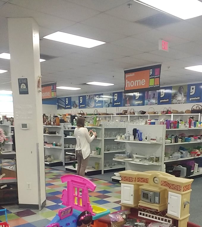 Shoppers navigate the aisles with the focused concentration of archaeologists. Each person hunting for their own version of retail gold.