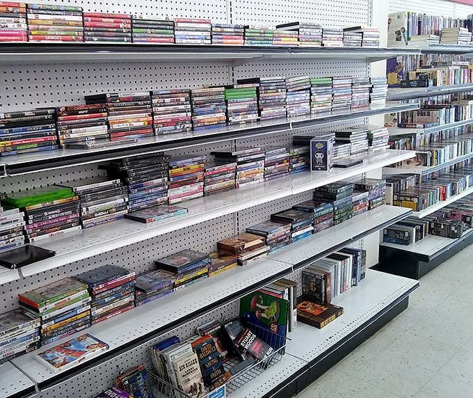 DVDs galore &ndash; because sometimes Netflix doesn't have that obscure 90s comedy you suddenly need to watch again.