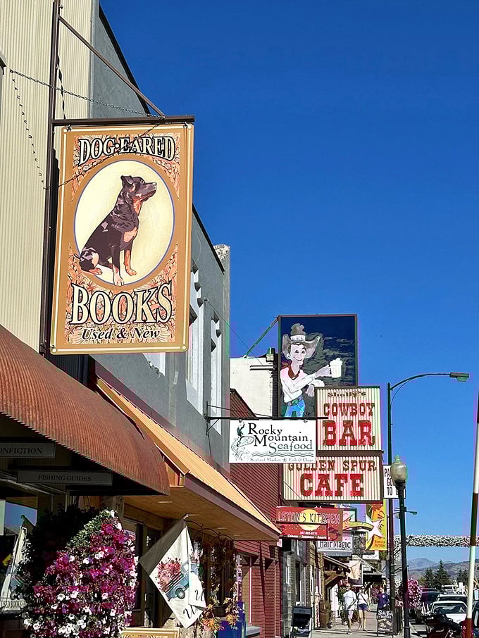 Dog-Eared Books shares sidewalk space with the Cowboy Bar&mdash;because in Afton, literature and libations make perfect neighbors.