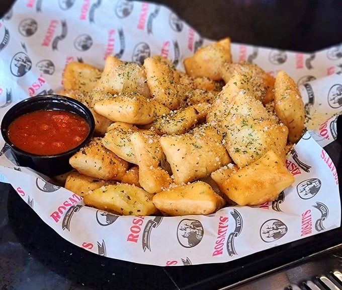 Dough nuggets: what happens when pizza dough decides it wants to be the star, not just the supporting cast. Dunk-worthy deliciousness.