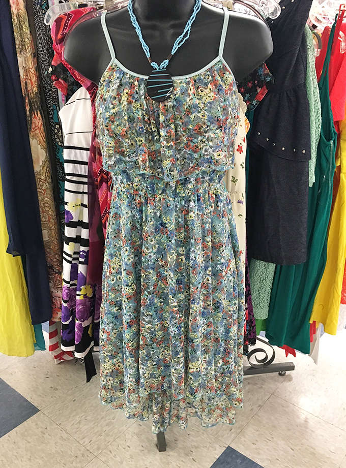 This floral sundress whispers tales of garden parties not yet attended. For under $10, you're not just buying clothing&mdash;you're adopting its untold future adventures.