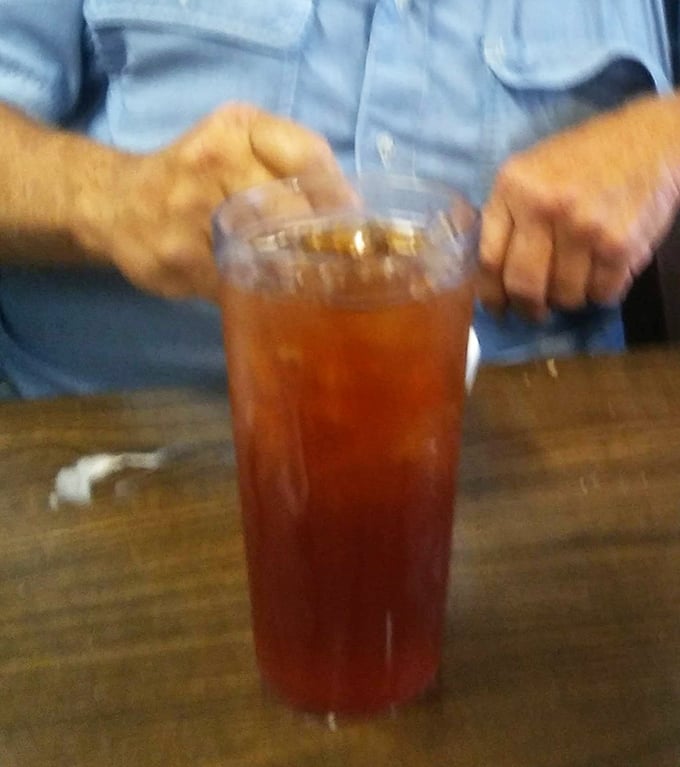 Sweet tea so perfectly brewed it could start diplomatic negotiations between Northerners and Southerners about proper sugar levels.