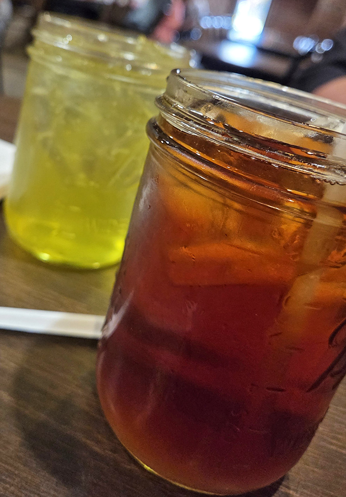 Mason jar beverages that transport you to a front porch swing on a summer evening. Sweet tea never looked so inviting!