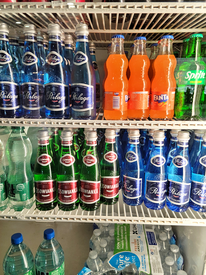 Polish sodas in colors that look like they belong in a science experiment, but taste like childhood nostalgia.