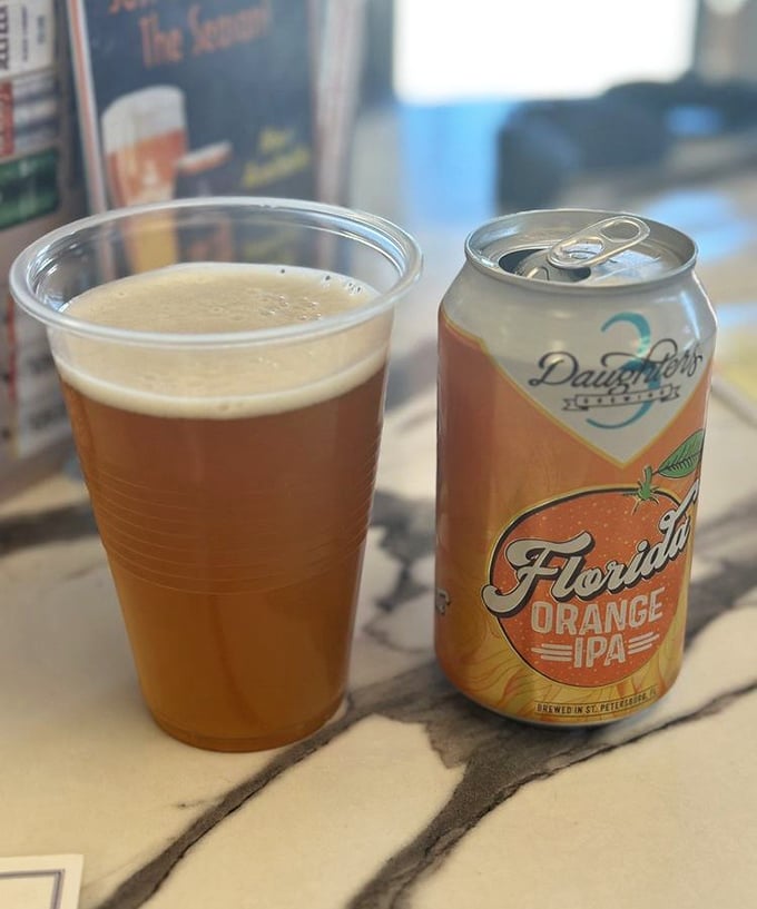 Florida Orange IPA &ndash; because nothing complements seafood better than a locally-brewed beer with citrus notes dancing through each sip.