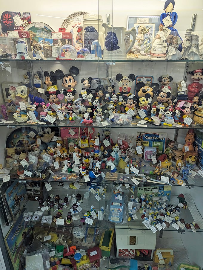 Mickey through the decades! This Disney collection showcases the evolution of America's most famous mouse and his animated friends.