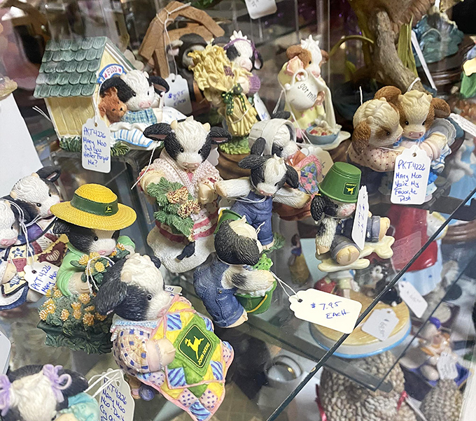 These charming cow figurines aren't just knick-knacks&mdash;they're conversation pieces waiting to udderly transform someone's bookshelf or kitchen windowsill.