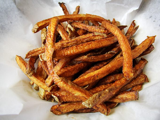 French fries so perfectly golden and crisp, they make you wonder if potatoes have been holding out on us all these years.