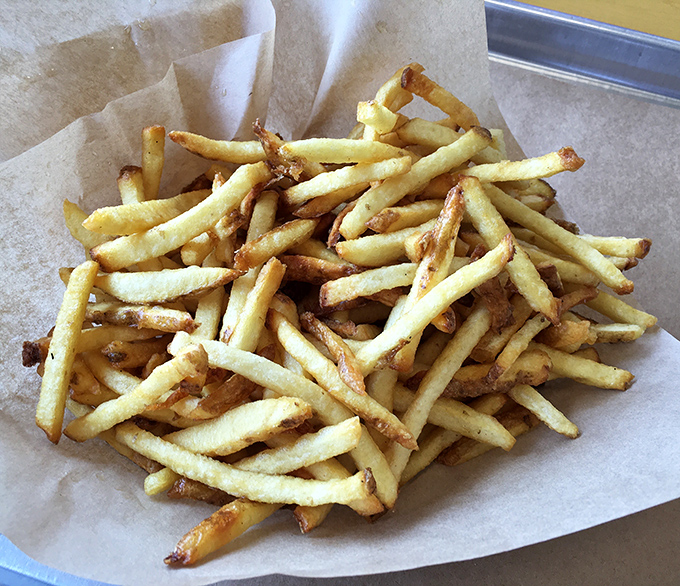 French fries done right&mdash;crispy exterior, fluffy interior, and absolutely zero pretension. The supporting actor that often steals the show.