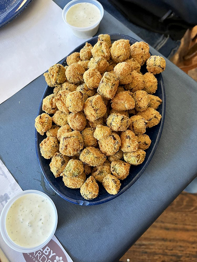 These aren't just fried okra&mdash;they're little Southern nuggets of happiness that even okra skeptics can't resist.