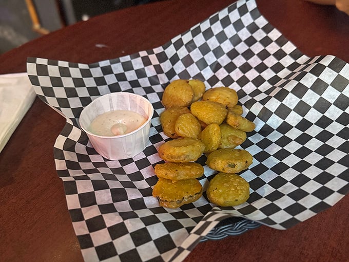 Fried pickles: The snack you didn't know you needed until they arrive at your table. Tangy, crunchy little discs of happiness.