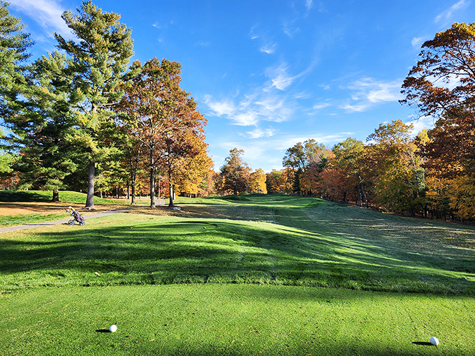 Quinnatisset Country Club's rolling fairways provide affordable recreation where the only thing steep is the occasional hill.
