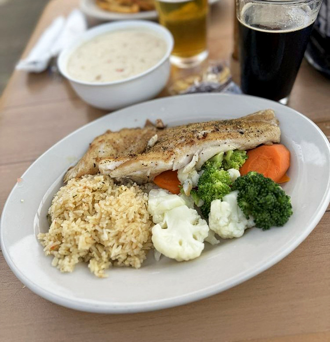 Perfectly grilled fish that needs no disguise. When seafood is this fresh, a simple preparation lets its natural glory shine.