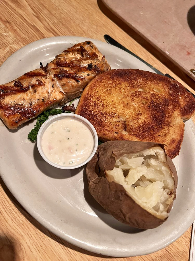 Even the salmon gets the royal treatment here, proving Steak Corral understands there's more to life than beef (but not much more).