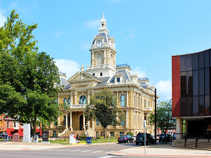 That magnificent courthouse dome commands attention like civic architecture used to before government buildings started looking like oversized filing cabinets with windows and regrettable landscaping choices.