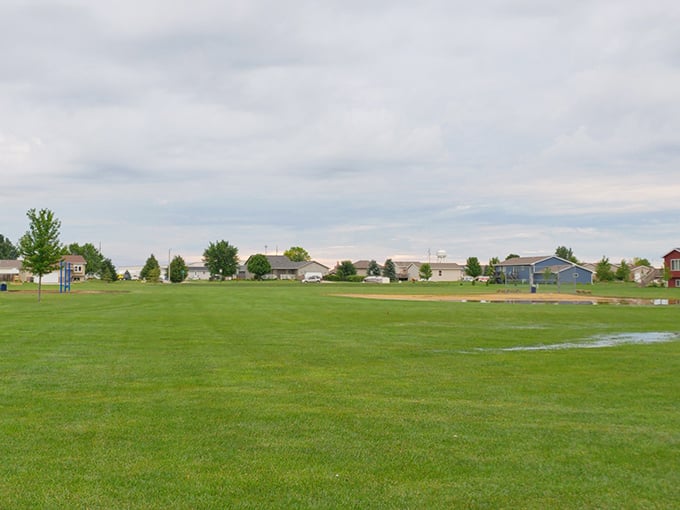 Heartland Park offers that quintessential Midwestern vista&mdash;open green space stretching toward neat rows of modest homes under a sky that seems impossibly vast.