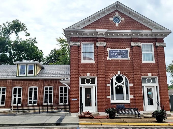 The Hermann Historical Society preserves the town's rich cultural tapestry in this handsome brick building where the past comes alive.