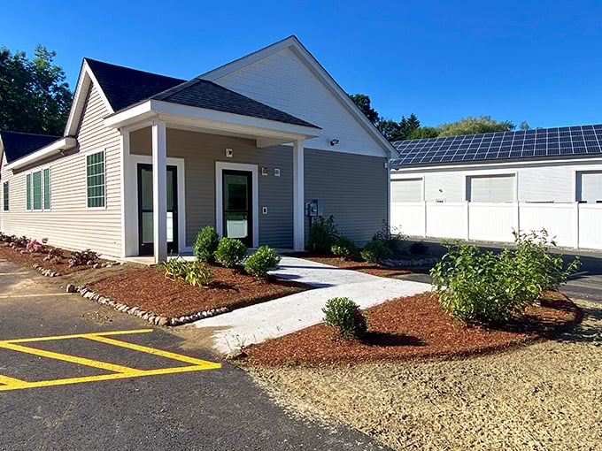Simple, practical, and perfectly New England. This municipal building embodies Rutland's approach to community services &ndash; no frills, just function.