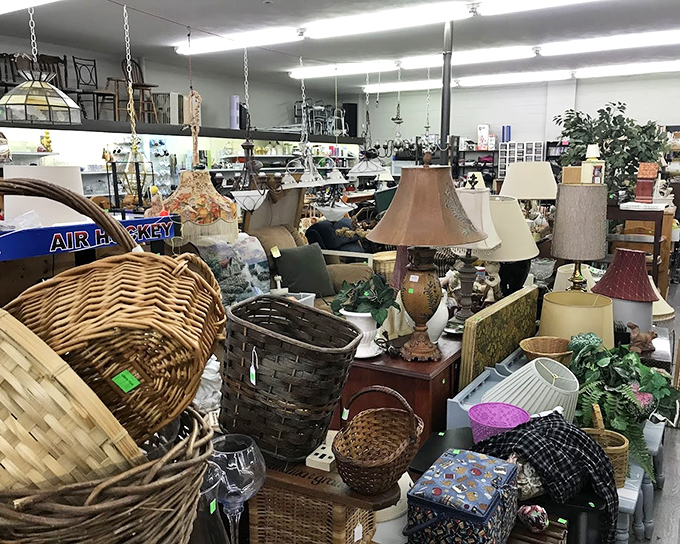 Where one person's "I don't need this anymore" becomes another's "I can't believe I found this!" The area buzzes with potential treasures.