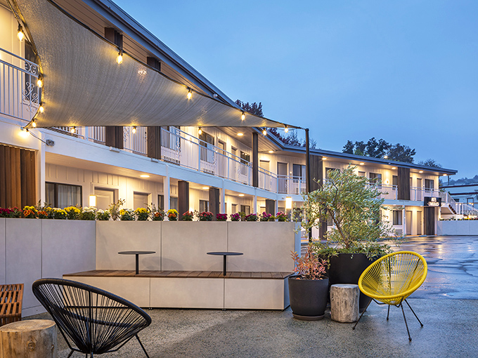 Who needs big city accommodations when you can stay in a thoughtfully renovated motel that understands the value of good design?