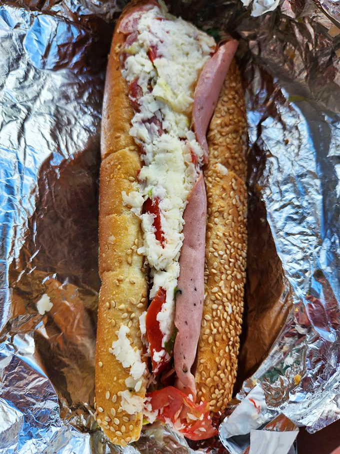This Italian sub isn't just lunch&mdash;it's architecture. Layers of meat, cheese, and veggies creating the structural integrity that sandwich dreams are made of.