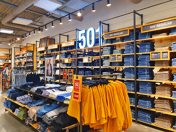 Denim democracy at its finest &ndash; every cut, wash, and size waiting for its perfect match.