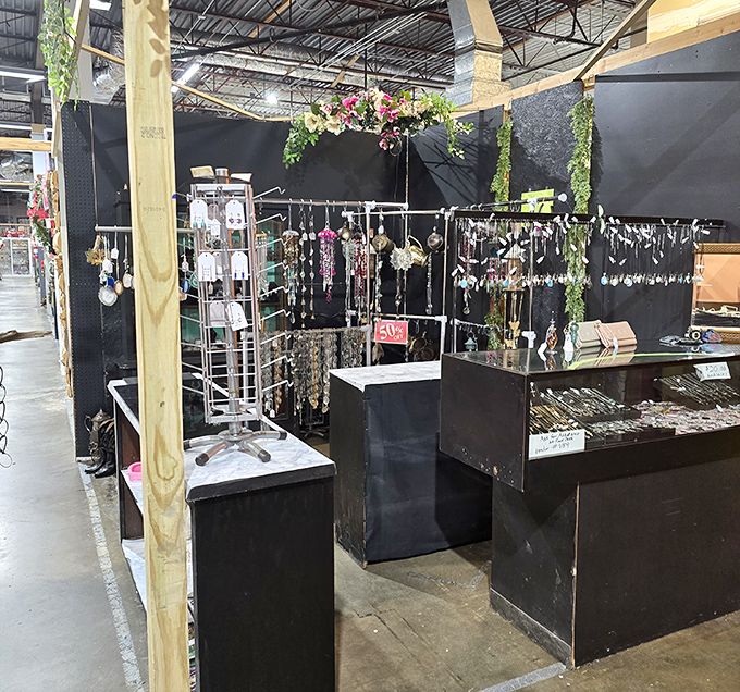 Jewelry displays that sparkle with possibility&mdash;one person's forgotten accessory becomes another's statement piece at prices that won't break the bank.