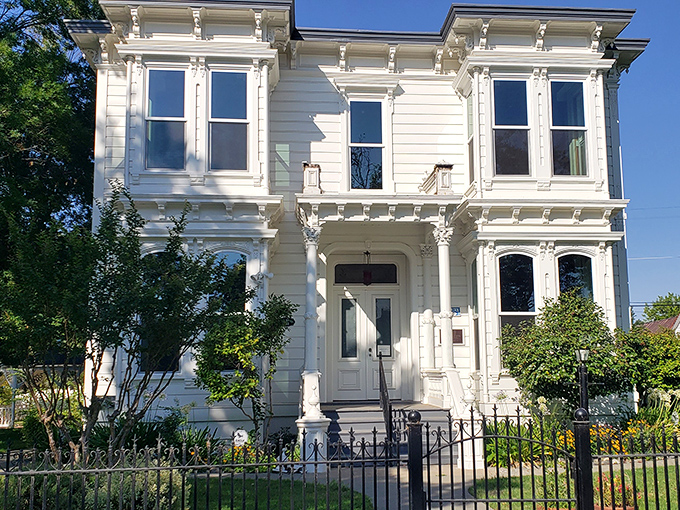 This pristine Victorian beauty could make a period drama director weep with joy &ndash; porch sitting elevated to an art form.