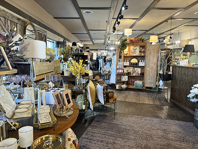 Local shops like this one transform shopping from transaction to treasure hunt, with each corner revealing vintage finds and handcrafted surprises.