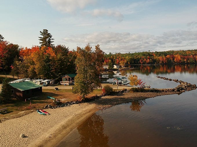 Lakeside living at its most quintessentially New England &ndash; where rustic cabins and autumn foliage create the backdrop for lifetime memories.