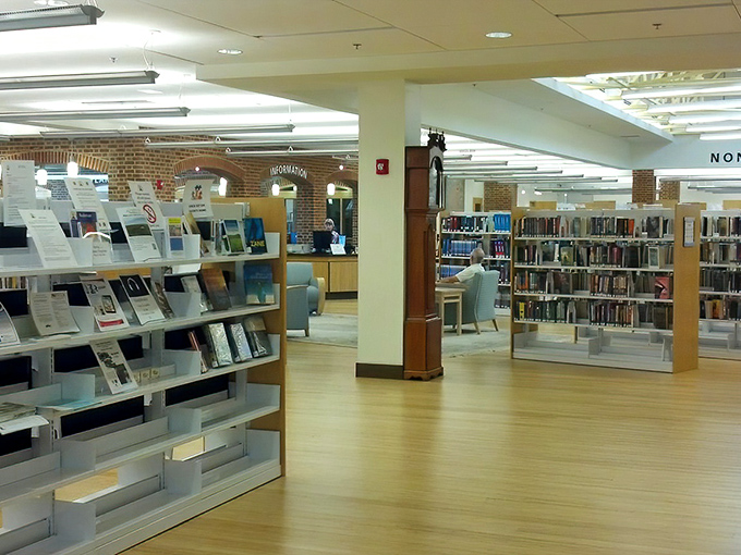 The library&mdash;where retirement dreams of "finally reading all those books" actually come true. Bonus: the chairs are more comfortable than your living room.