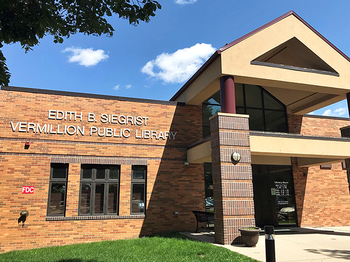 The Edith B. Siegrist Public Library: where retirement reading lists go to multiply and afternoon naps are occasionally interrupted by fascinating discoveries.