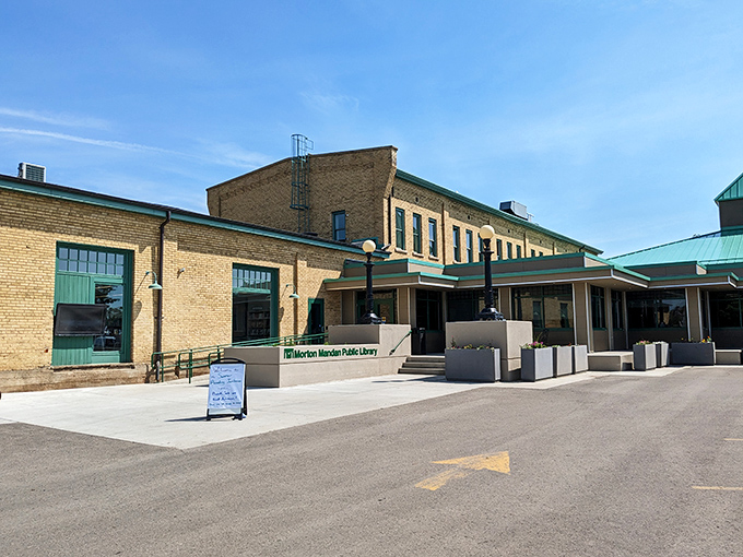 The library stands as a temple to possibility, where knowledge and community converge in a beautifully repurposed historic building.
