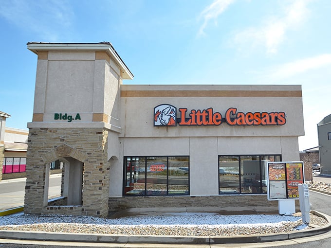 Even chain restaurants in Pueblo get the Colorado treatment with stone accents that nod to the region's natural beauty.