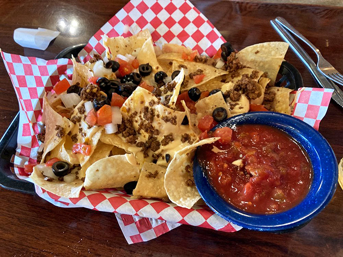 Loaded nachos that actually deliver on the "loaded" promise&mdash;every chip gets its fair share of toppings. No sad, naked chips here!