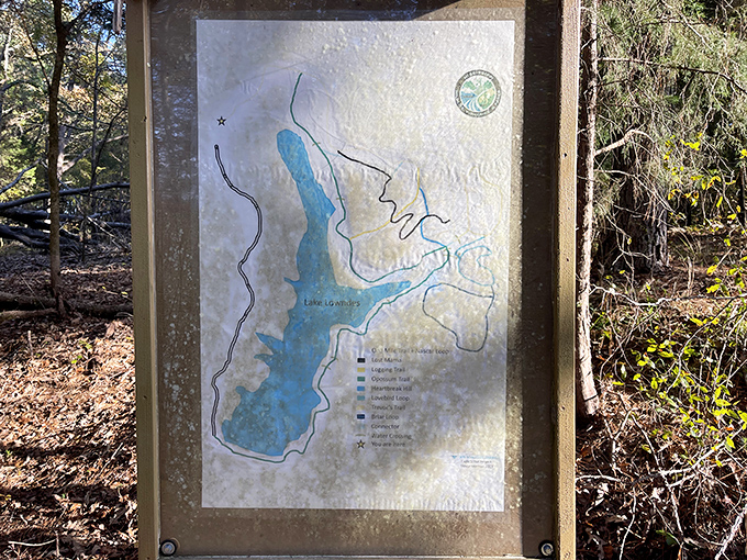 "You are here" &ndash; but after seeing this map, you'll wish you could be everywhere in this 823-acre paradise.