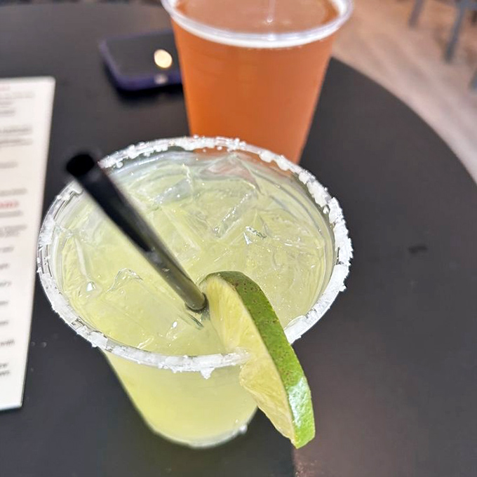 Nothing says "vacation mode activated" quite like a salt-rimmed margarita alongside your seafood feast. Permission to relax: granted.