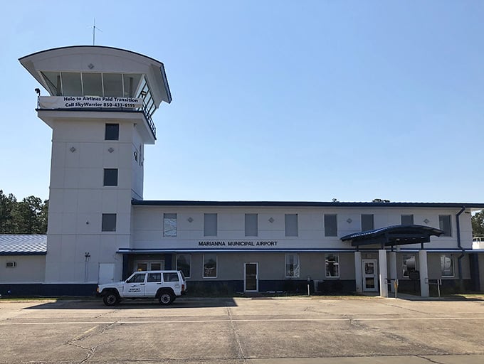 Marianna Municipal Airport: proof that not all Florida arrivals require fighting through TSA lines and battling for overhead bin space.