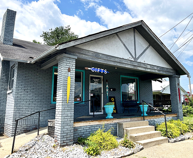 This charming blue gift shop proves Mayfield understands retail therapy doesn't require a sprawling mall or maxed-out credit cards.