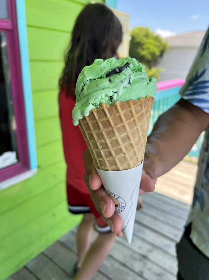 Mint chocolate chip that makes dental hygienists weep&mdash;worth every minute of extra brushing later.