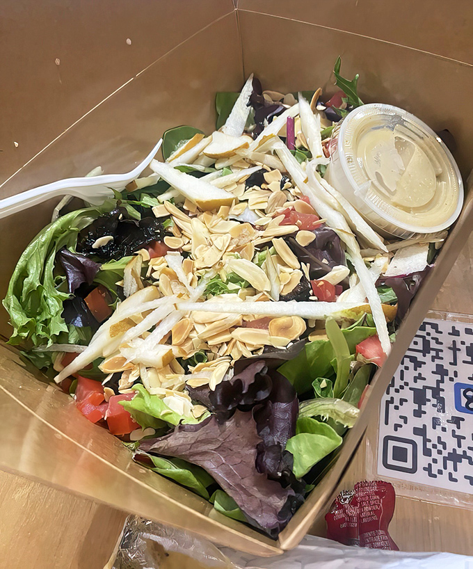 A salad so fresh and vibrant it might convince even the most dedicated carnivore to take a brief detour into vegetable territory.